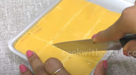 Kesar Barfi Recipe | How to make Kesar Barfi at Home | Kesar Burfi Recipe
