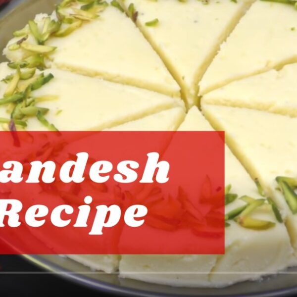 Sandesh Recipe | How to make Bengali Sandesh at Home | Sandesh Sweet Recipe