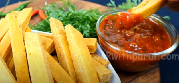 Besan French Fries Recipe | How to make Gram Flour French Fries | Easy ...