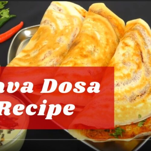 Instant Rava Dosa Recipe | Instant Suji Dosa Recipe | Instant Dosa ...