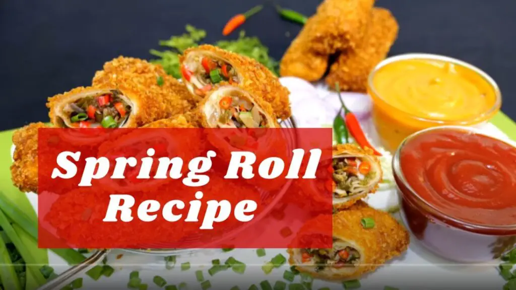 Onion Spring Roll Recipe | How to make Onion Spring Onion Rolls at Home ...