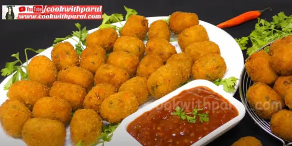 Vegetable Nuggets Recipe | How to make Veg Nuggets at Home | Veg ...