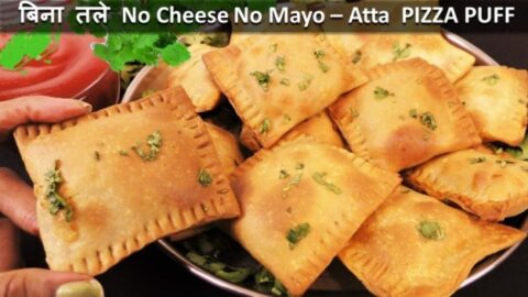 Pizza Puff Recipe | How to make Pizza Puff at Home | Wheat Flour Snack ...