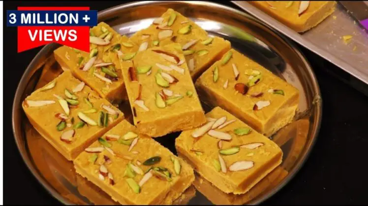 Besan Barfi Recipe | How to make Gram Flour Barfi | Besan Ki Barfi ...