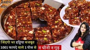 Gond Pak Recipe | How to make Gond Pak at Home | Khajur Pak Recipe ...