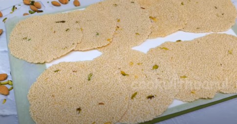 Til Papdi Recipe | How to make Til Papdi at Home | Sesame Papad Recipe ...