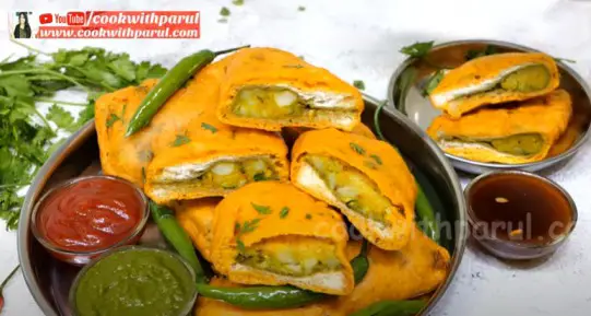 Bread Roll Pakora Recipe | How to make Bread Roll Pakora | Bread Aloo ...