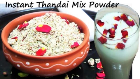 Thandai Powder Recipe | How to make Thandai Powder at Home | Instant ...