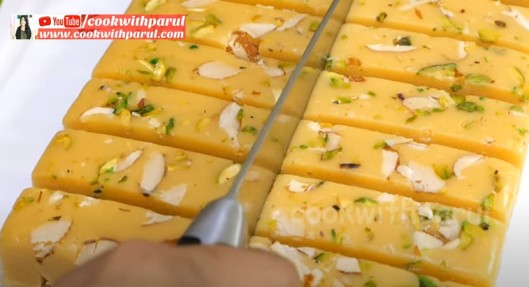 Ice Cream Barfi Recipe | How to make Ice Cream Barfi at Home | Barfi ...