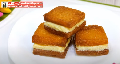 Bread Malai Toast Recipe | How to make Bread Malai Toast | Bread Malai ...