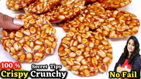 Moongfali ki Chikki Recipe | Moongphali Gud ki Chikki | Peanut chikki Recipe - Cook with Parul
