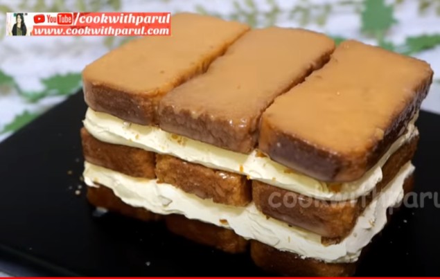 No Bake Butterscotch Pastry Recipe | How to make Pasty at Home | No ...