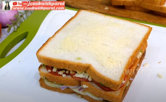 Mumbai Grill Sandwich Recipe | How to make Mumbai Grill Sandwich | Mumbai Sandwich Recipe - Cook ...