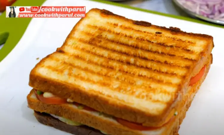 Mumbai Grill Sandwich Recipe | How to make Mumbai Grill Sandwich | Mumbai Sandwich Recipe - Cook ...