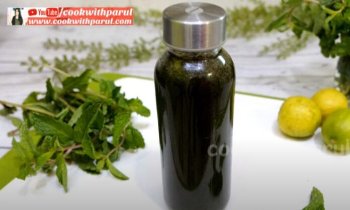 Nimbu Pudina Sharbat Recipe | Lemon Mint Sharbat Recipe | Summer Drink ...