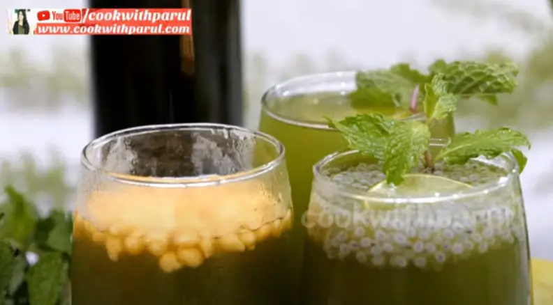 Nimbu Pudina Sharbat Recipe | Lemon Mint Sharbat Recipe | Summer Drink ...