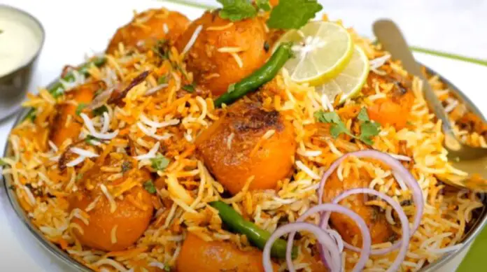 Aloo Dum Biryani Recipe | Aloo Biryani Recipe | Potato Dum Biryani ...