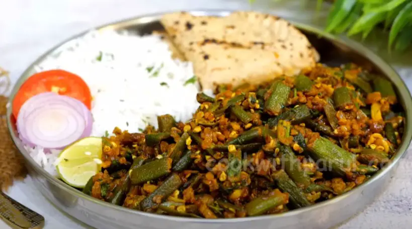 Bhindi Cha Thecha Recipe | Bhindi Ka Thecha Recipe | How to make Bhindi ...