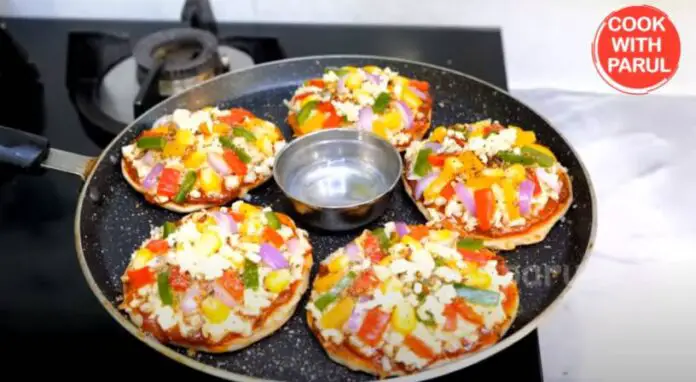 Mini Atta Pizza Recipe | Liquid Dough Pizza Recipe | How to make Wheat ...