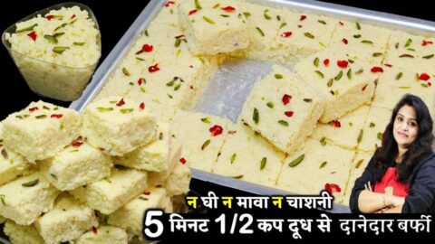 Kalakand Barfi Recipe | Paneer Kalakand Recipe | How to make Kalakand ...