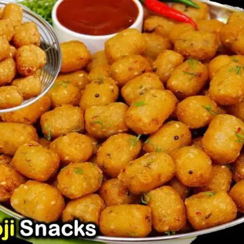 Aloo Sooji Snack Recipe | Potato Bites Recipe | Easy Potato Snack ...