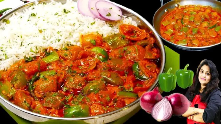 Shimla Mirch Pyaz ki Sabzi Recipe | How to make Shimla Mirch Sabzi ...