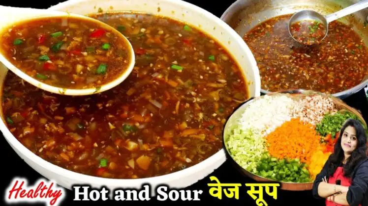 Veg Hot & Sour Soup Recipe | Veg Soup Recipe | How to make Hot & Sour ...